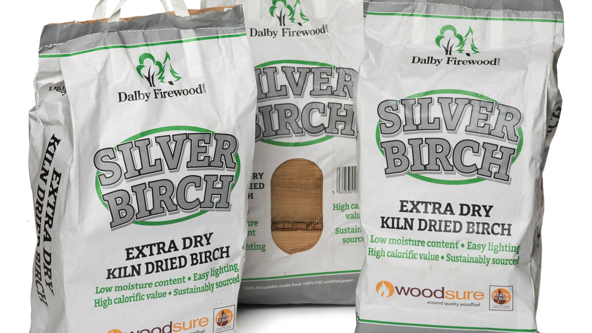 Kiln Dried Birch Handy Bags - 3 Paper Bags (Parcel Delivery) | Logs and ...