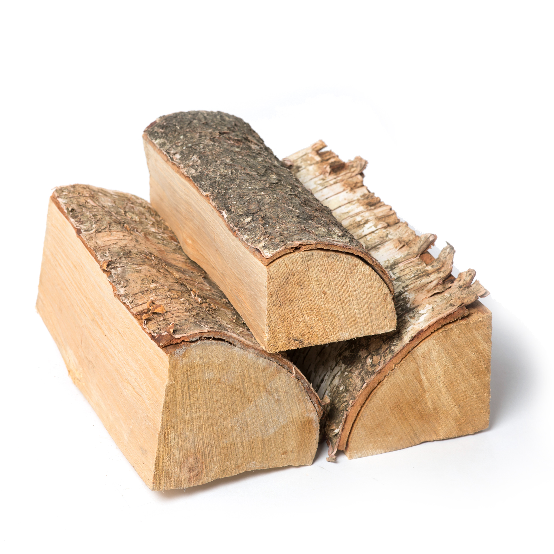 Kiln Dried Birch Logs – Standard Cut 25cm Bulk Bag | Dalby Firewood